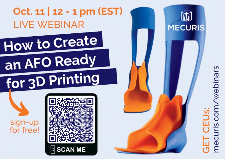 How to Create an AFO Ready for 3D Printing - The O&P EDGE Magazine