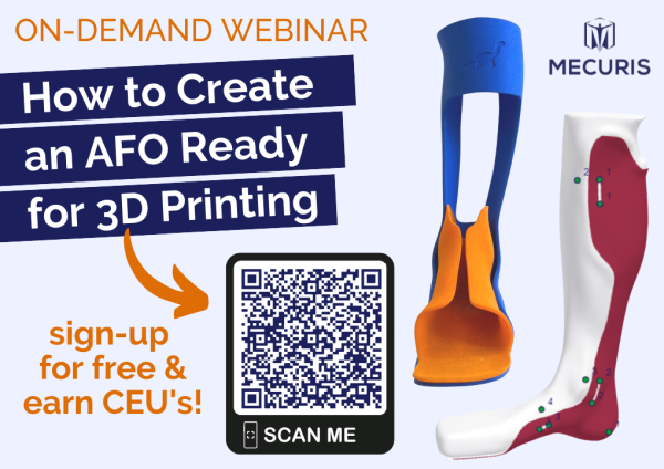 How to Create an AFO Ready for 3D Printing - The O&P EDGE Magazine